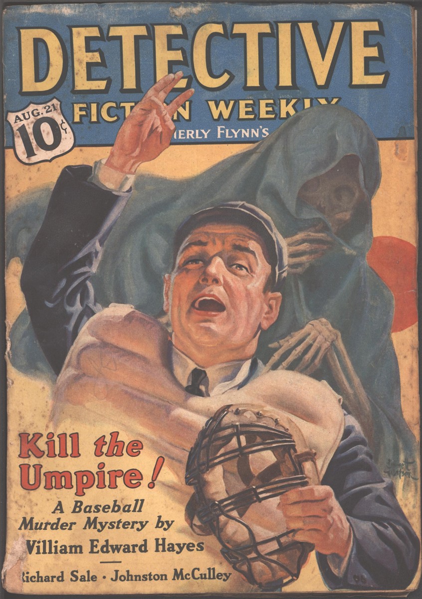 Detective Fiction Weekly 1937 August 21. Shrouded Skeleton Cover