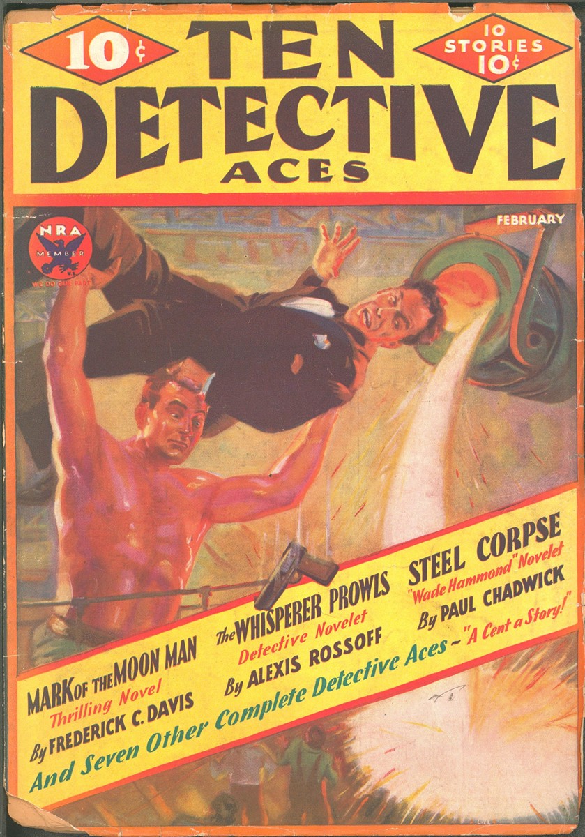 Ten Detective Aces 1934 February. Contains the Moon Man Story Mark of ...