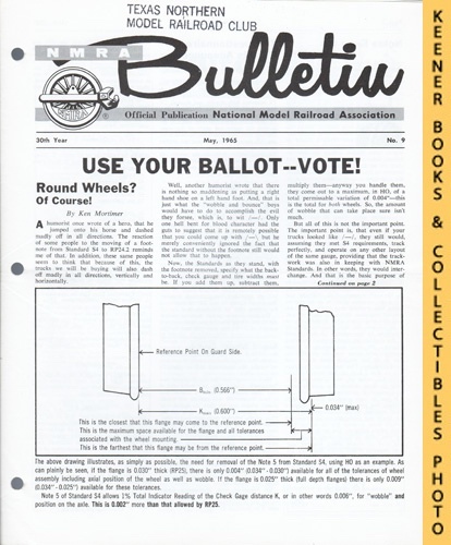 NMRA Bulletin Magazine, May 1965: 30th Year No. 9 : Official ...