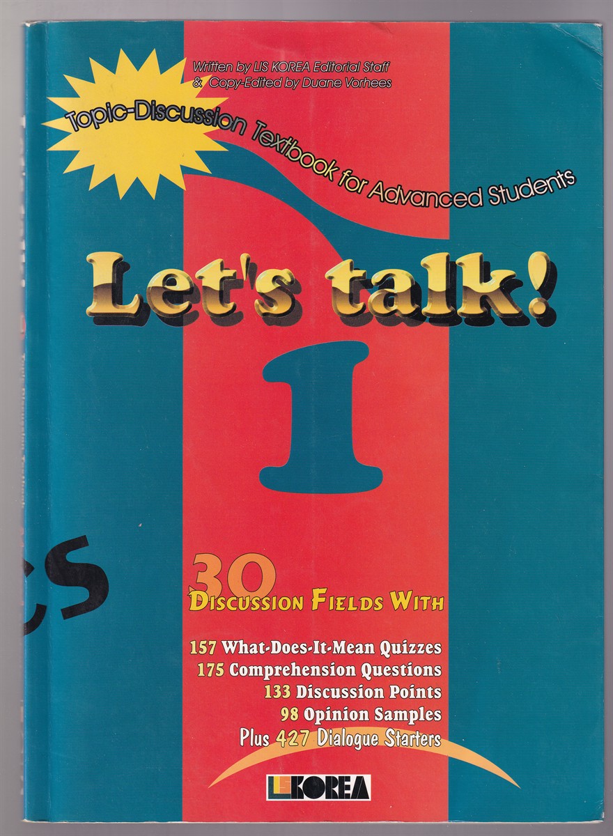Let's Talk I Topic Discussion Textbook for Advances Students
