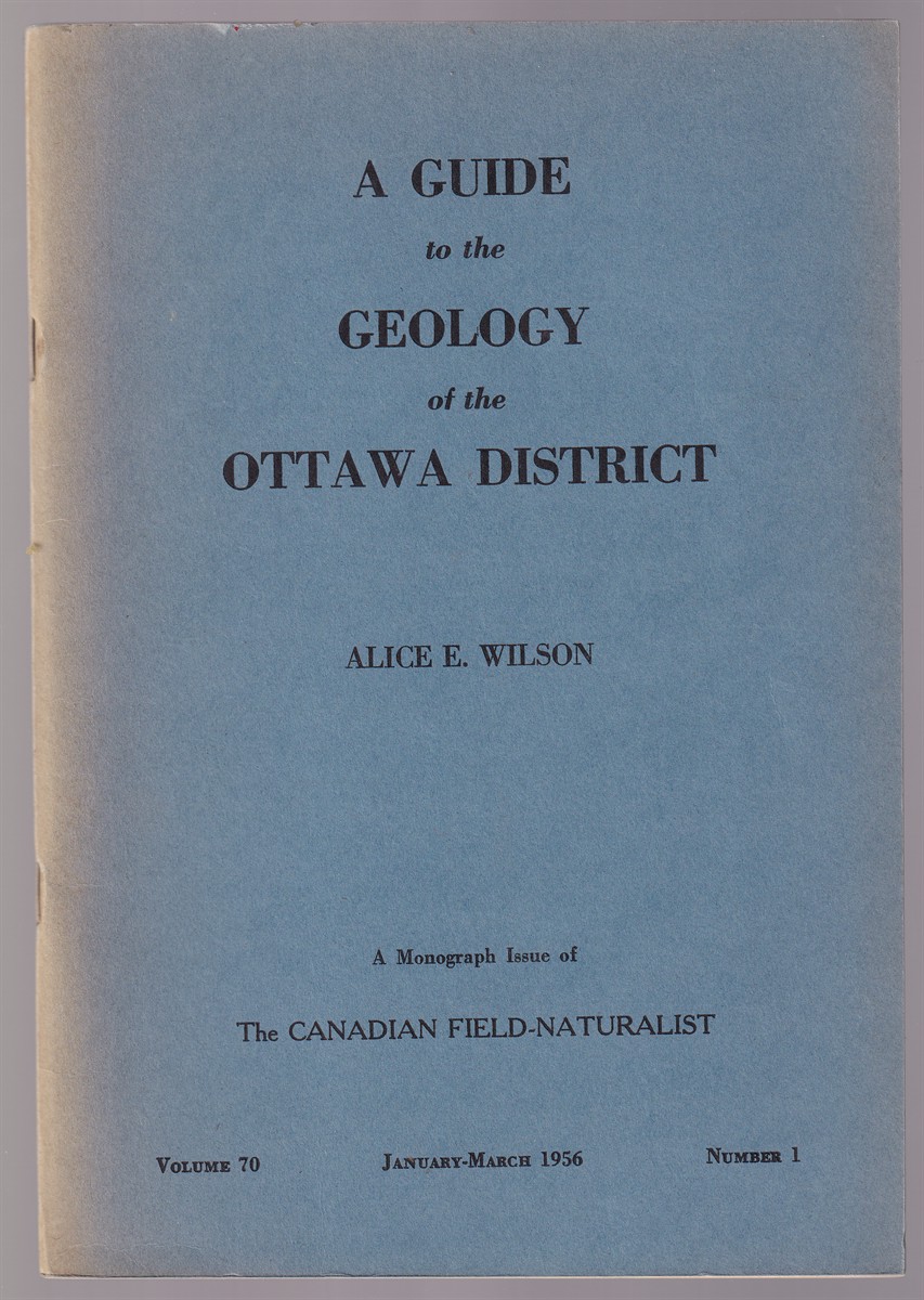 A Guide to the Geology of the Ottawa District