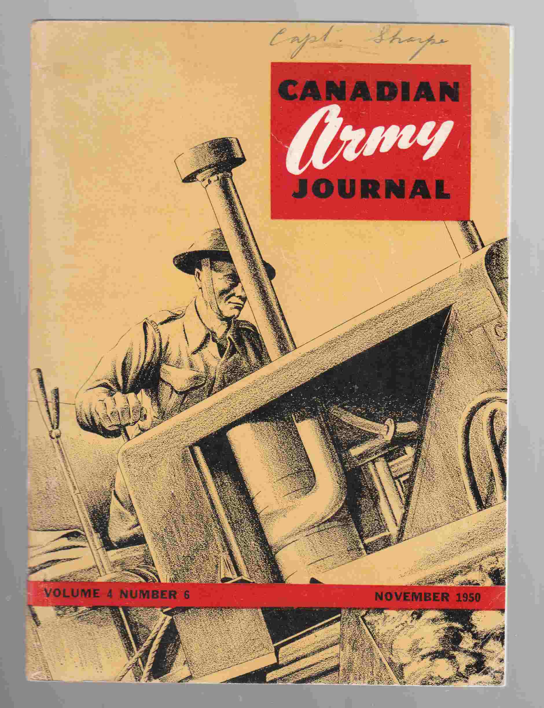 Canadian Army Journal Volume 4 Number 1 April 1950