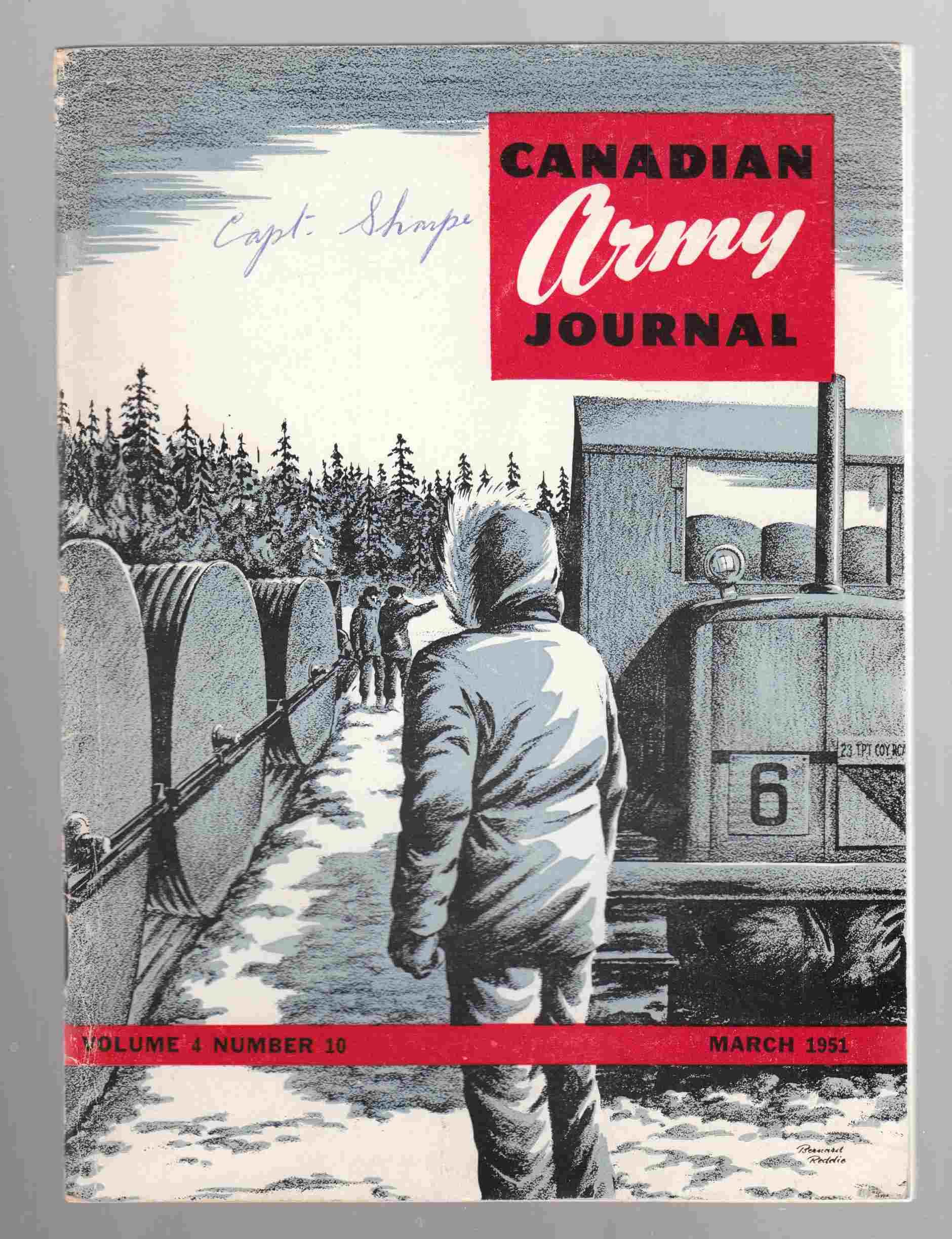 Canadian Army Journal Volume 4 Number 1 April 1950