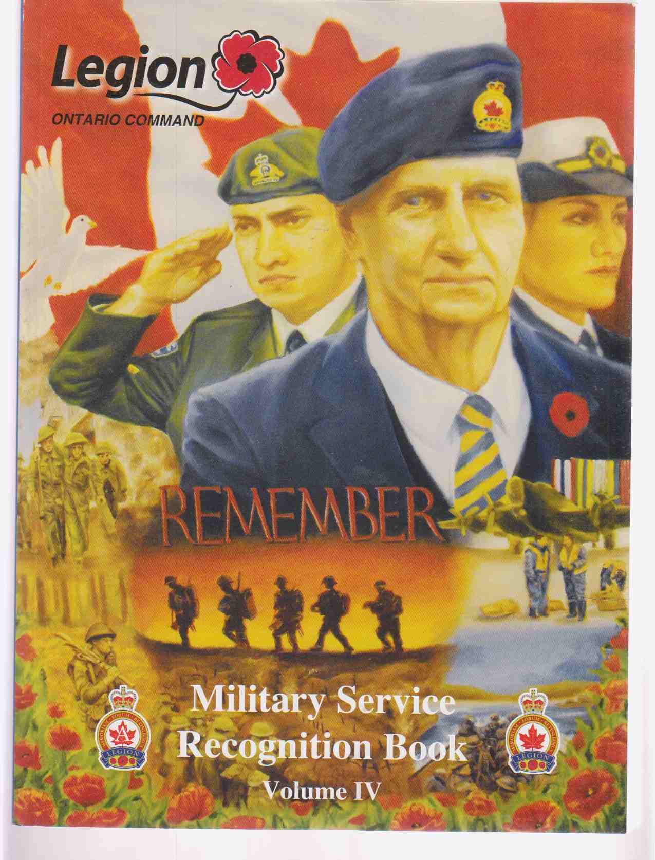 Royal Canadian Legion Ontario Command Military Service Recognition Book ...