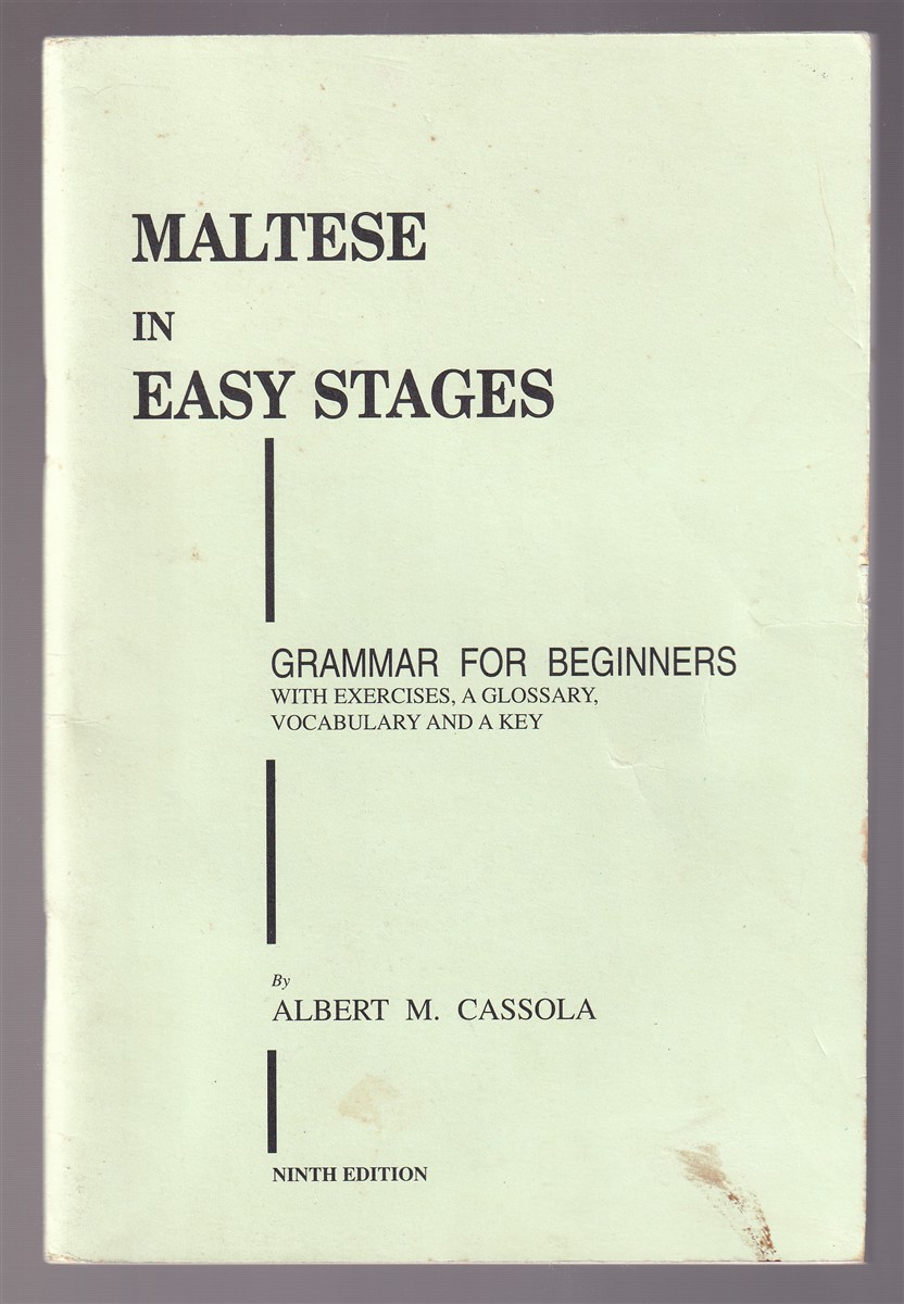 Maltese in Easy Sages Grammar for Beginners with Exercises and Their ...