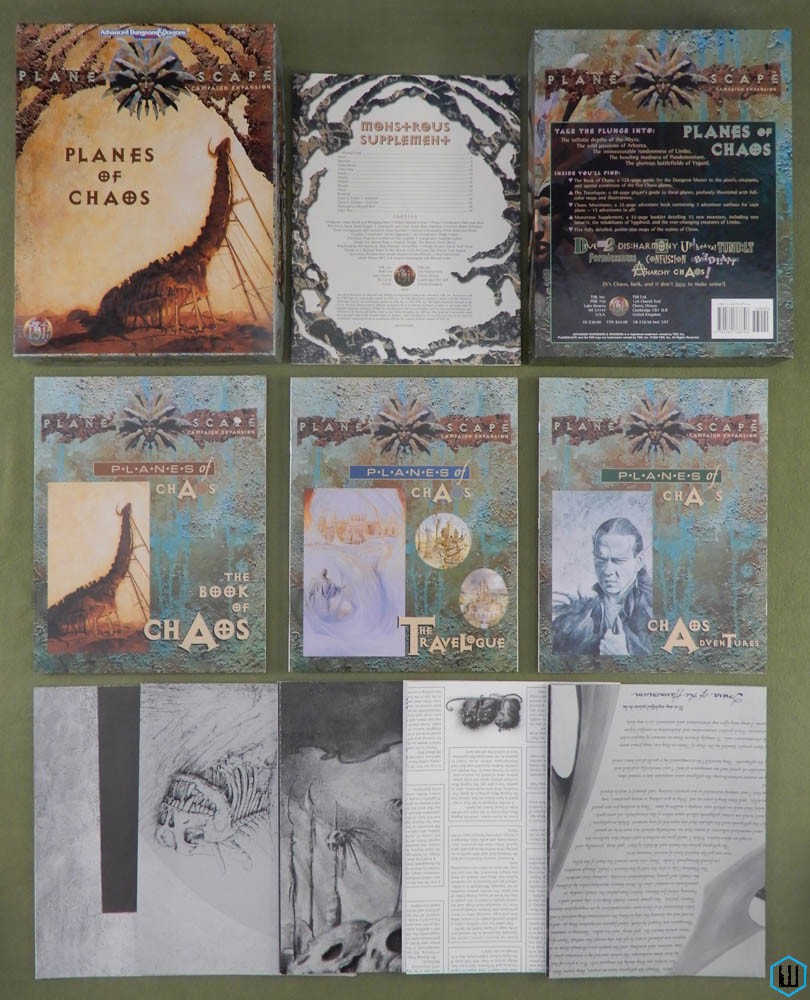 Planes of Chaos NICE (Advanced Dungeons Dragons Planescape) Box Set
