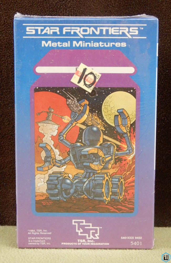 Robots (Star Frontiers RPG Metal Miniatures) Sealed Shrinkwrap Box Set