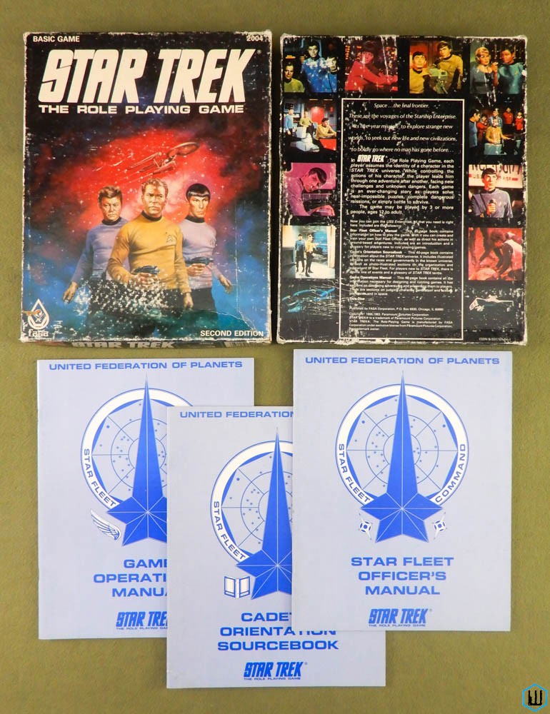 Star Trek Role Playing Game (RPG Basic Game, 2nd Edition) Box Set
