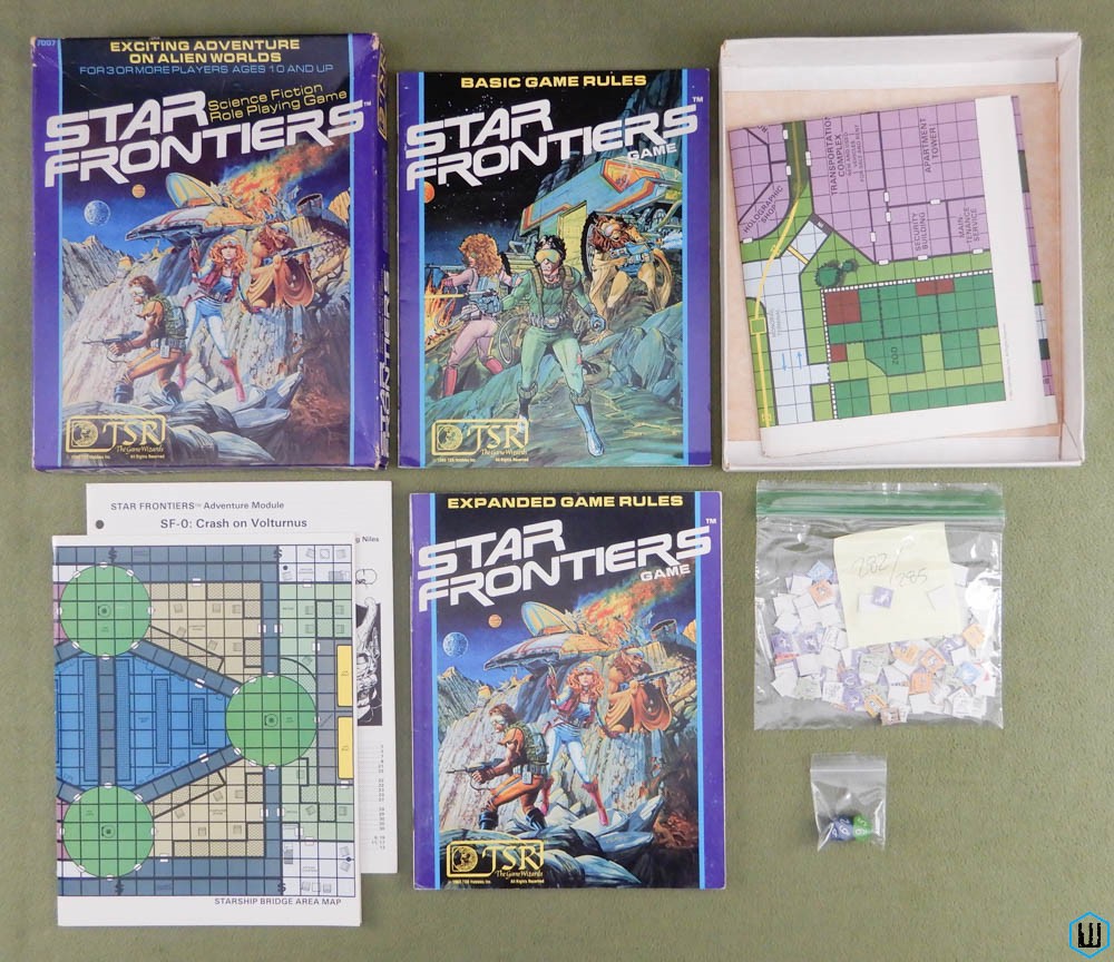 STAR FRONTIERS: Science Fiction Role Playing Game Original RPG Box Set