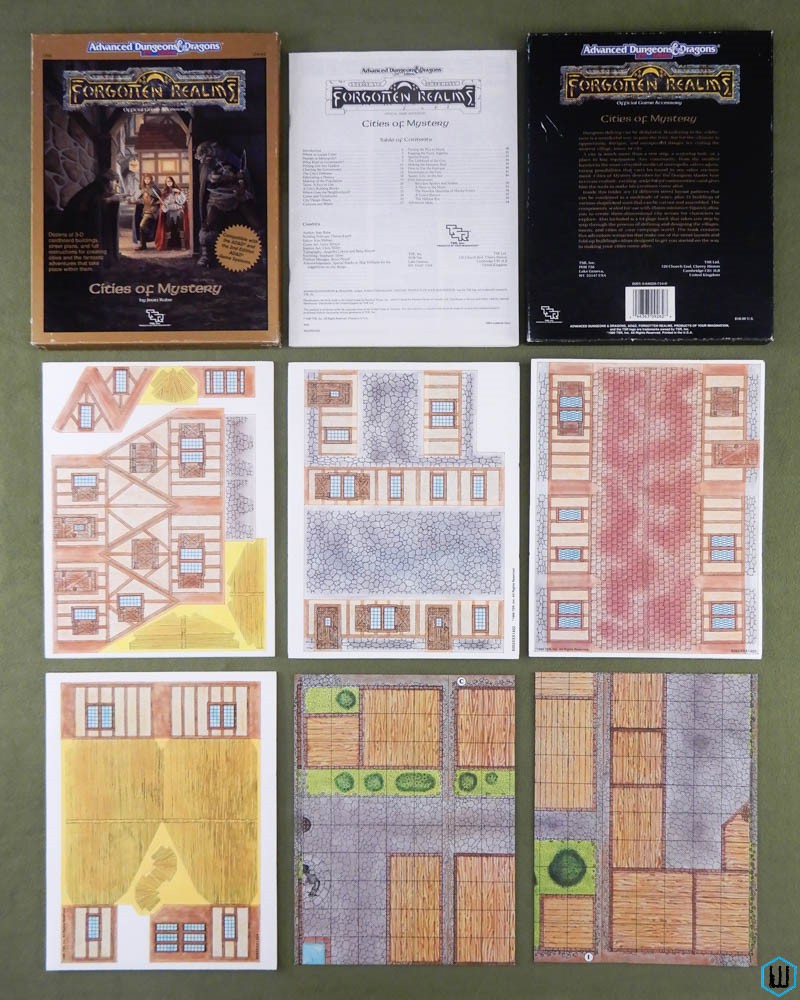 Cities of Mystery - UNPUNCHED (Dungeons Dragons Forgotten Realms) Box Set