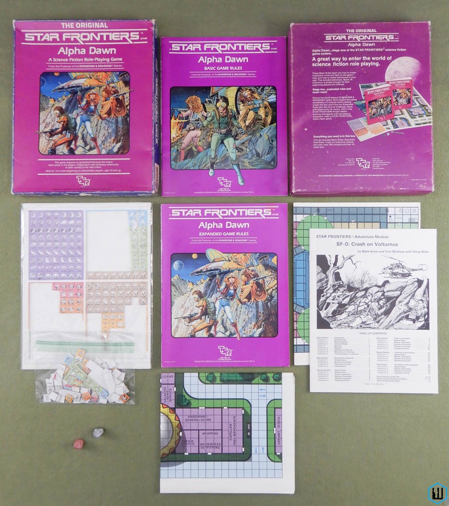 STAR FRONTIERS: Alpha Dawn (Science Fiction RPG) Box Set