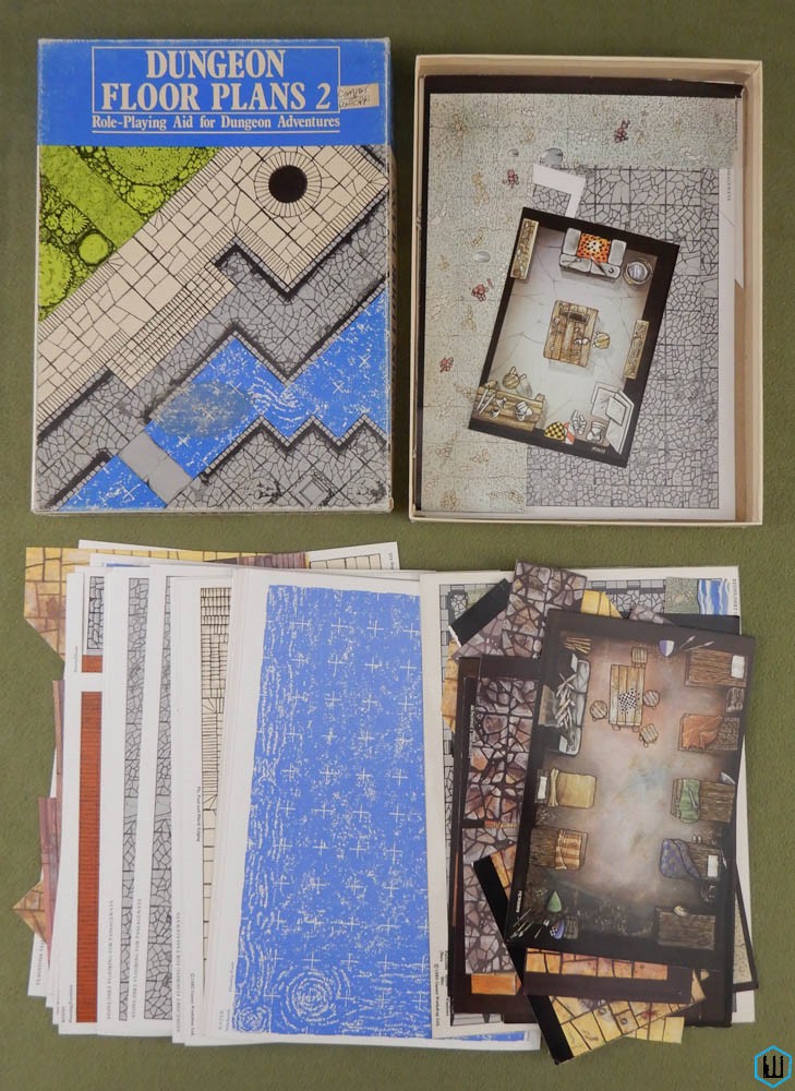 Dungeon Floor Plans 2: Dungeon Adventures Role-Playing Aid (Box Set)