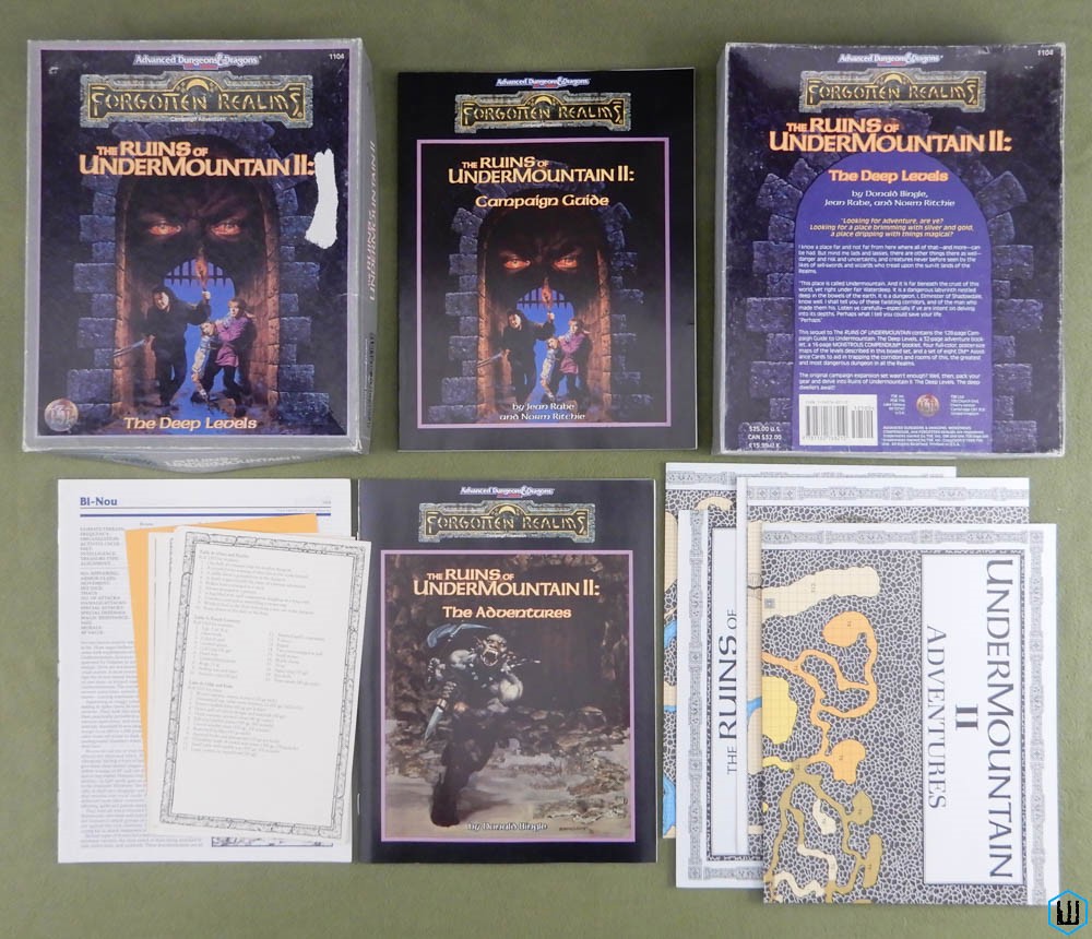 Ruins of Undermountain II 2 (Forgotten Realms Advanced Dungeons Dragons ...