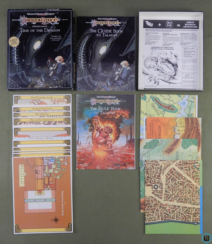 Time of the Dragon (Advanced Dungeons Dragons Dragonlance) Box Set