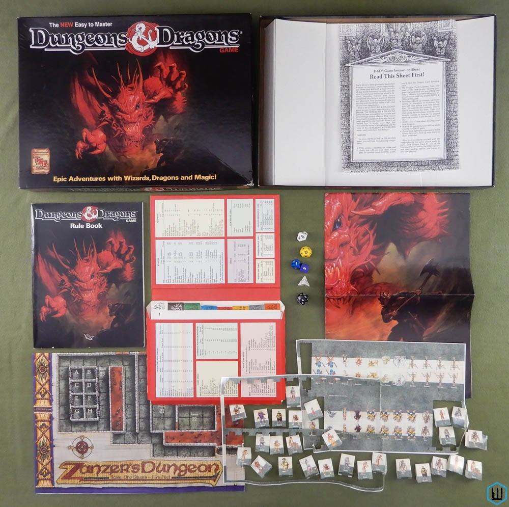 The NEW Easy to Master Dungeons & Dragons (Box Set) w POSTER