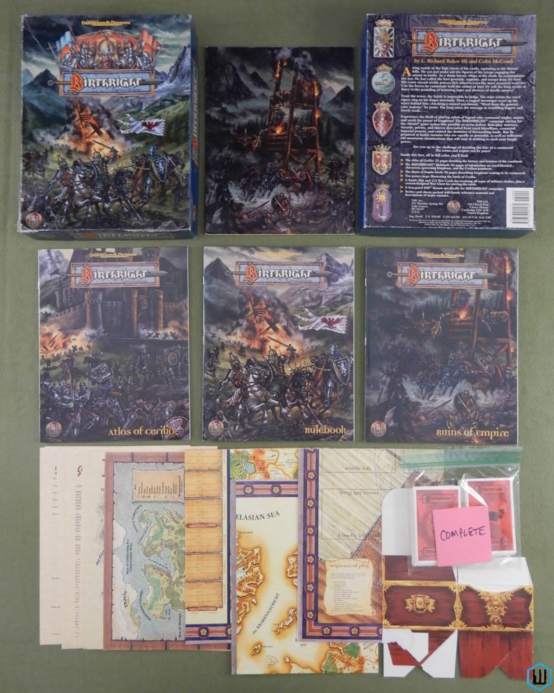 Ravenloft Campaign Setting - NO CARDS/POSTER (Advanced Dungeons Dragons ...