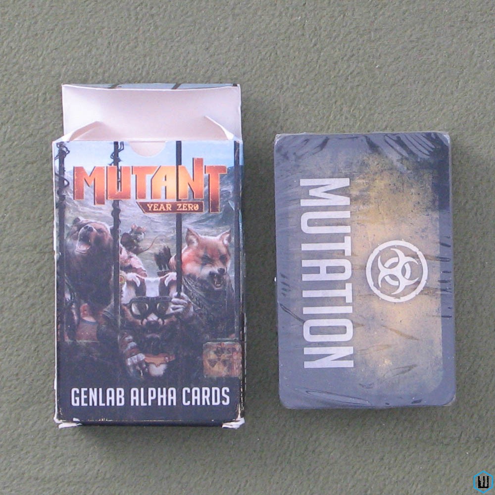 Genlab Alpha Cards (Mutant Year Zero RPG)