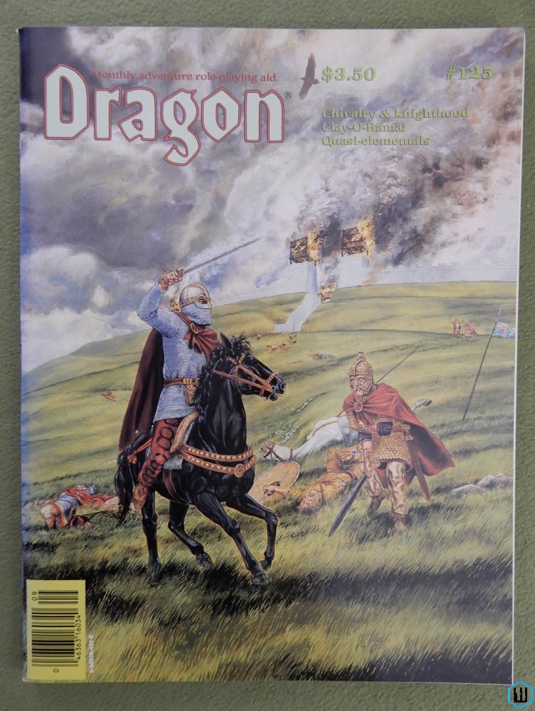 Dragon Magazine, Issue 125 (with Gammarauders poster!)