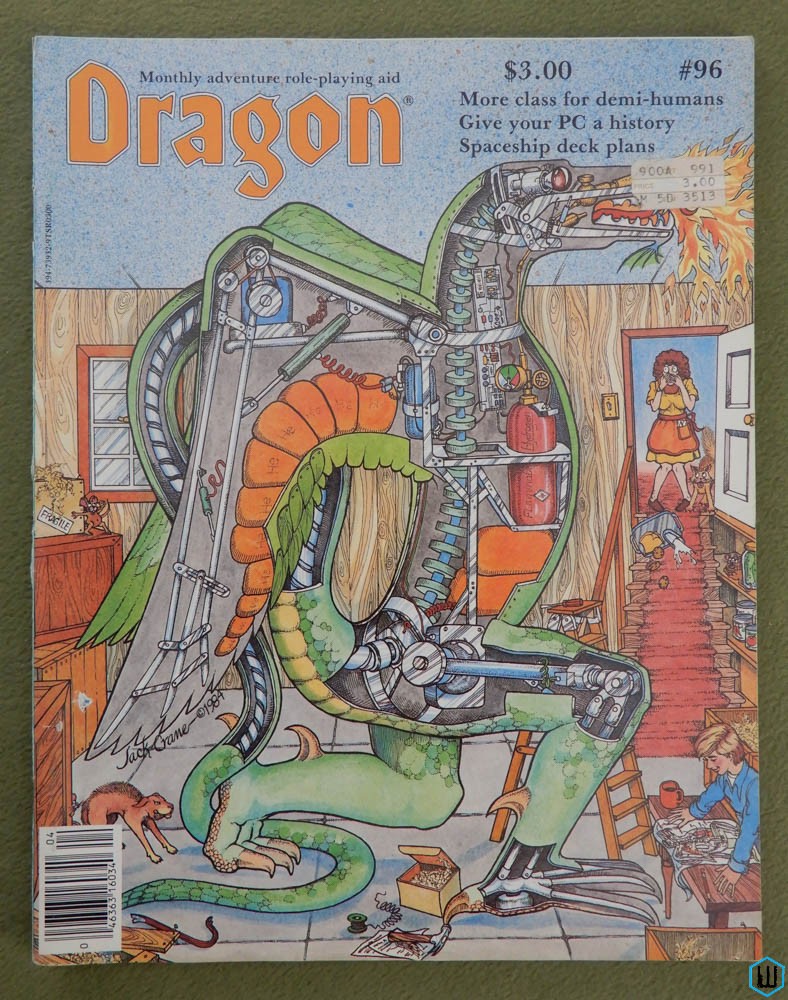 Dragon Magazine, Issue 96 (New demihuman class choices; Star Trek deck ...