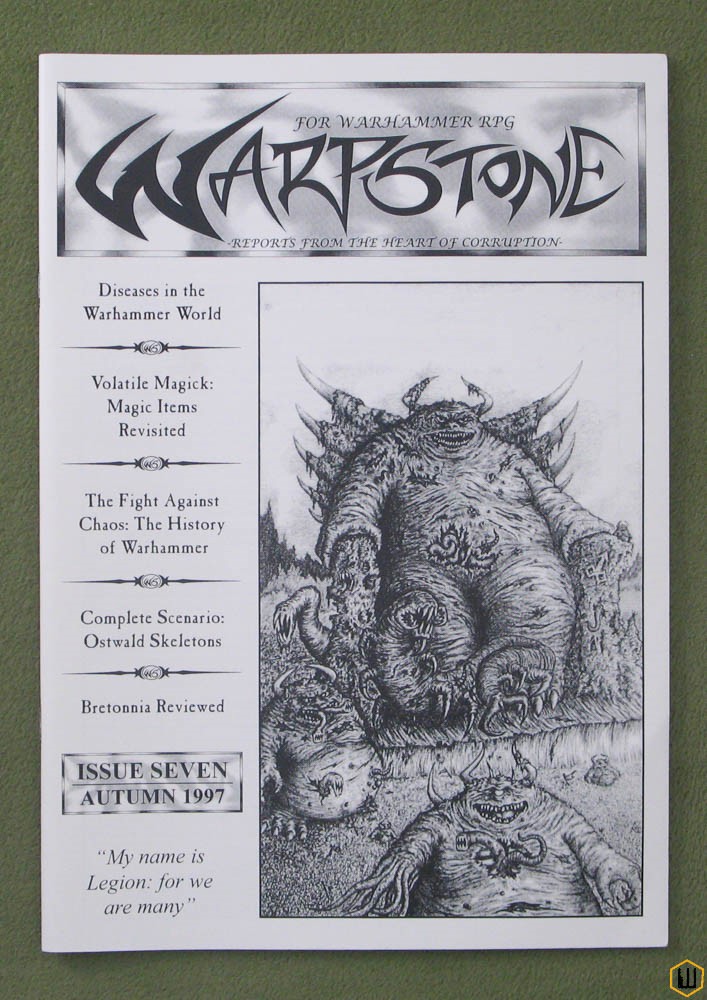 Warpstone, Issue Seven 7: Magazine for Warhammer Fantasy Roleplay RPG ...