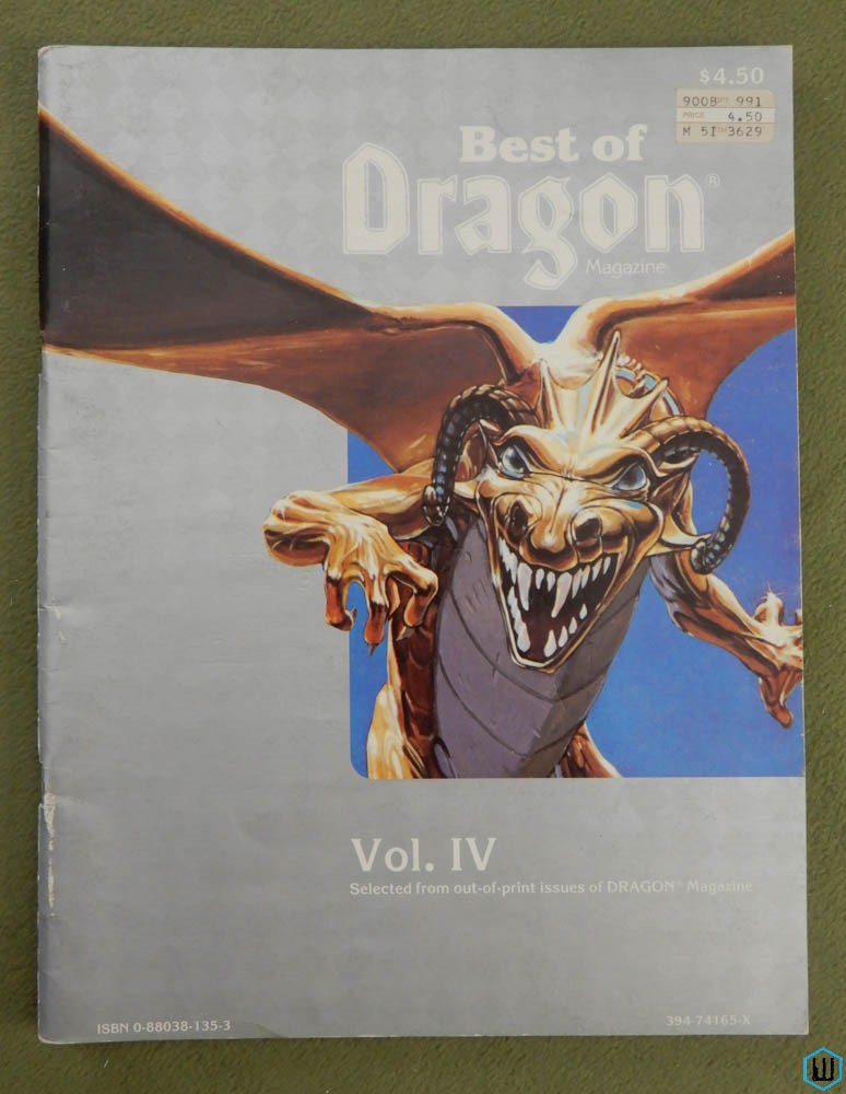 Best of Dragon Magazine, Volume IV 4
