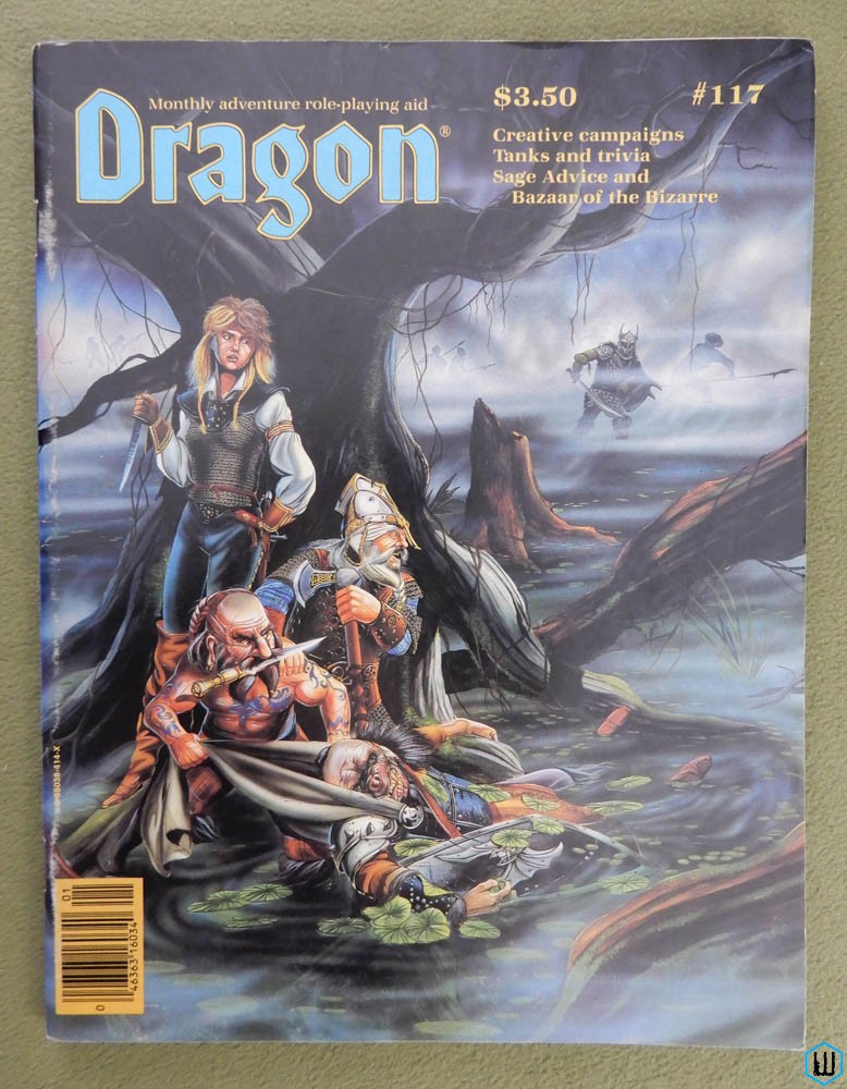 Dragon Magazine, Issue 117: Dungeon Gear, Ankheg, Gamma World 3rd ...