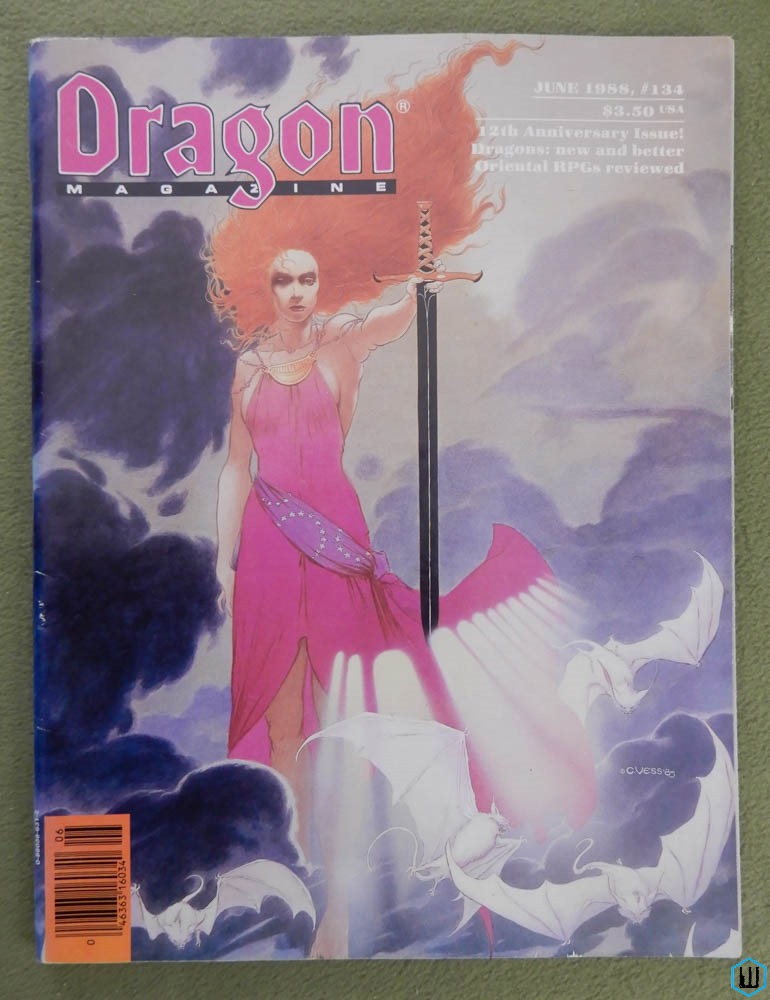 Dragon Magazine, Issue 134 (Dragons; Top Secret; Gamma World; MSH)