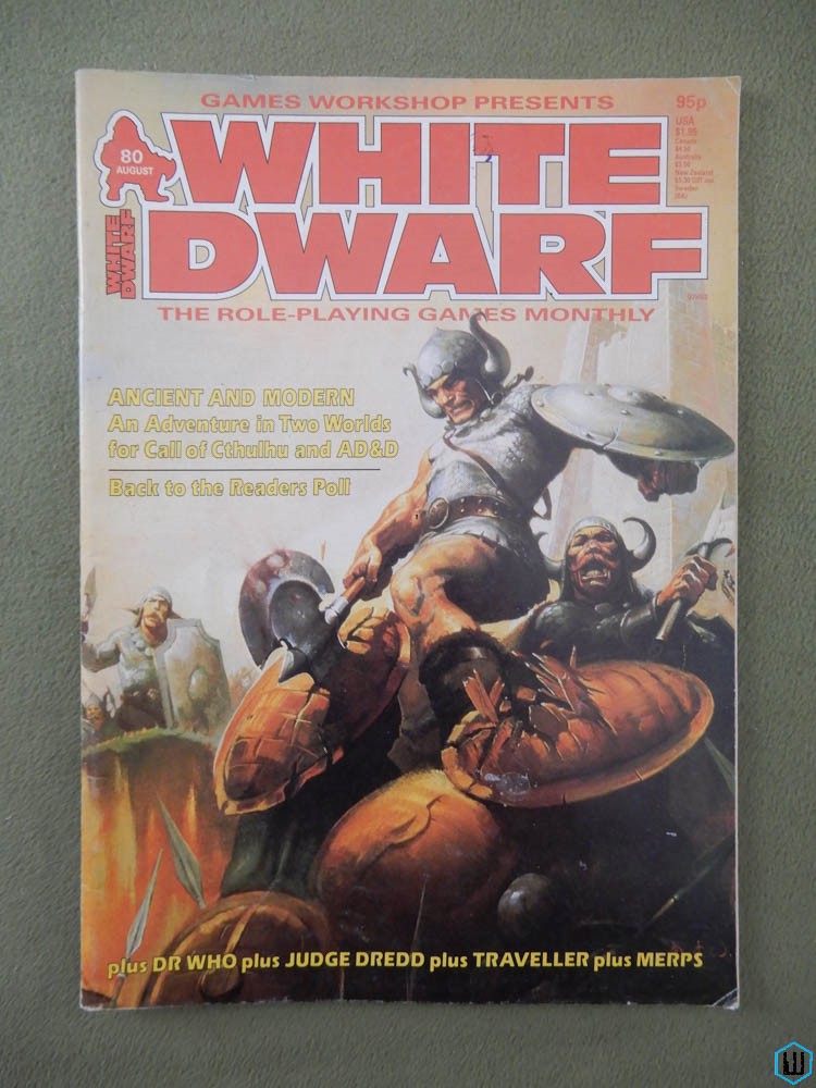 White Dwarf Magazine, Issue 80 (Combat in Dr. Who, AD&D)