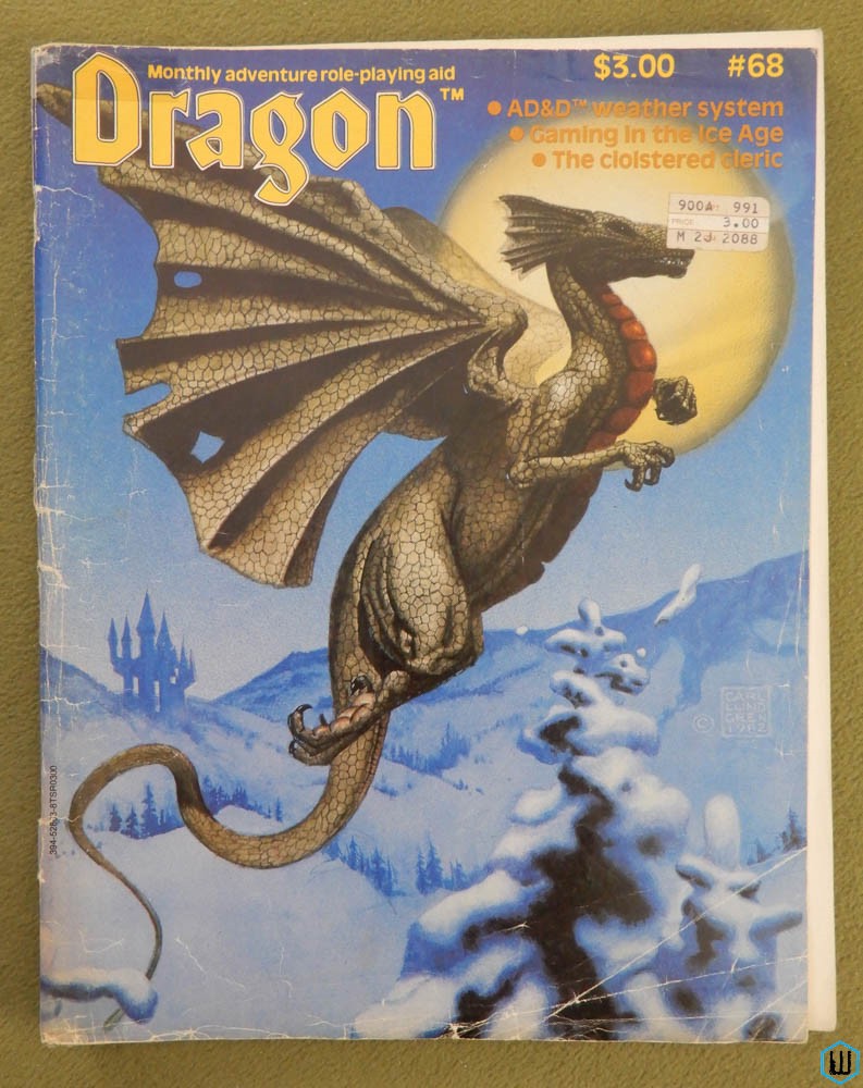 Dragon Magazine, Issue 68 - WORN (World of Greyhawk Weather; High Level ...