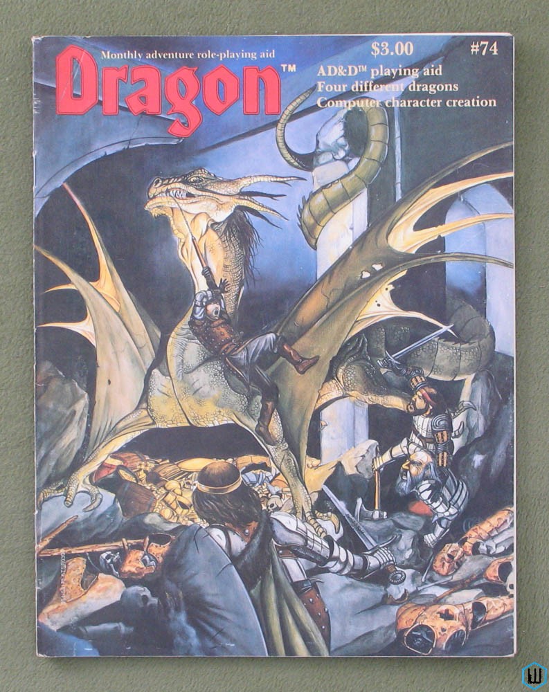 Dragon Magazine, Issue 74 - No Combat Wheel