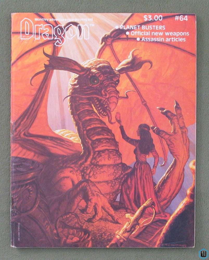 Dragon Magazine, Issue 64: Planet Busters, Assassin's Run module, Robots (Traveller)