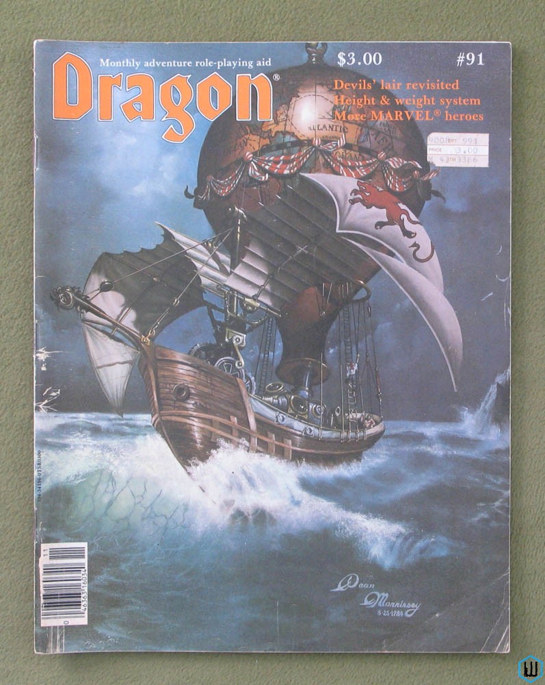 Dragon Magazine, Issue 91 (Treasure Trove, Nine Hells revisited, New ...