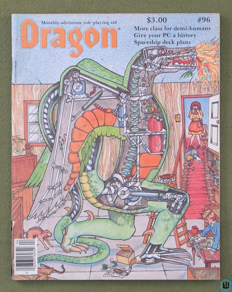 Dragon Magazine, Issue 96 (New demihuman class choices; Star Trek deck ...