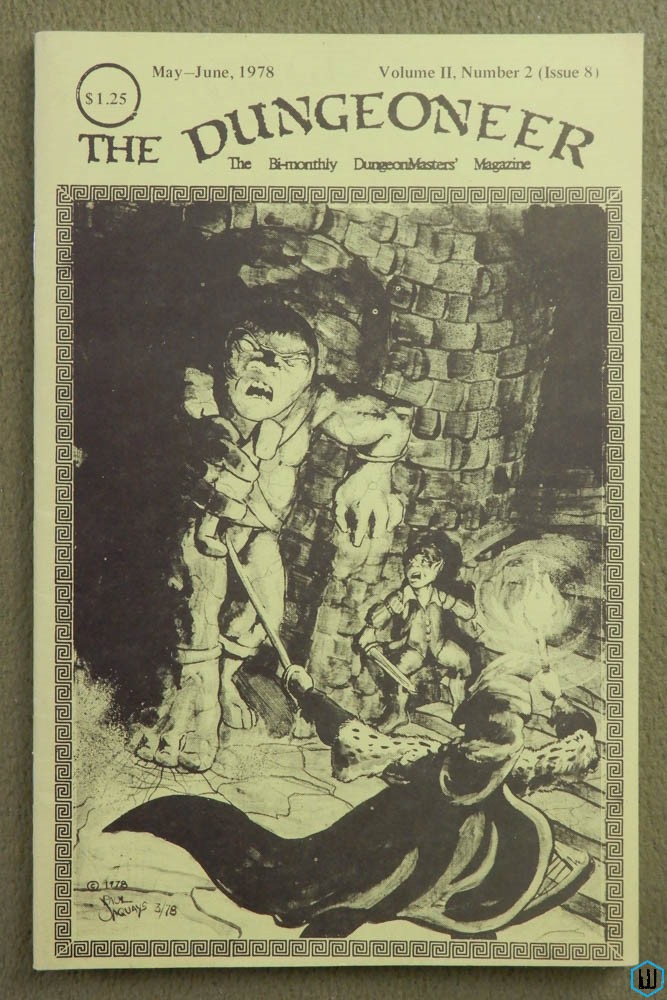 The Dungeoneer, Issue 8 (May / June 1978) Magazine