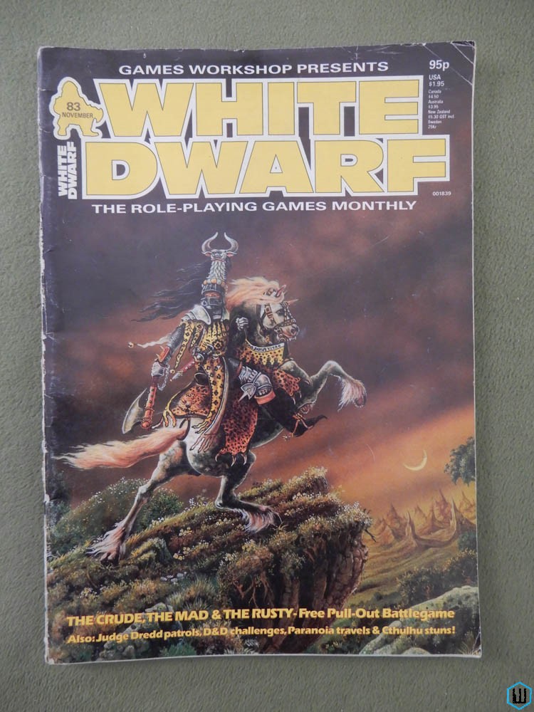White Dwarf Magazine, Issue 82 (Warhammer, Discworld in AD&D)