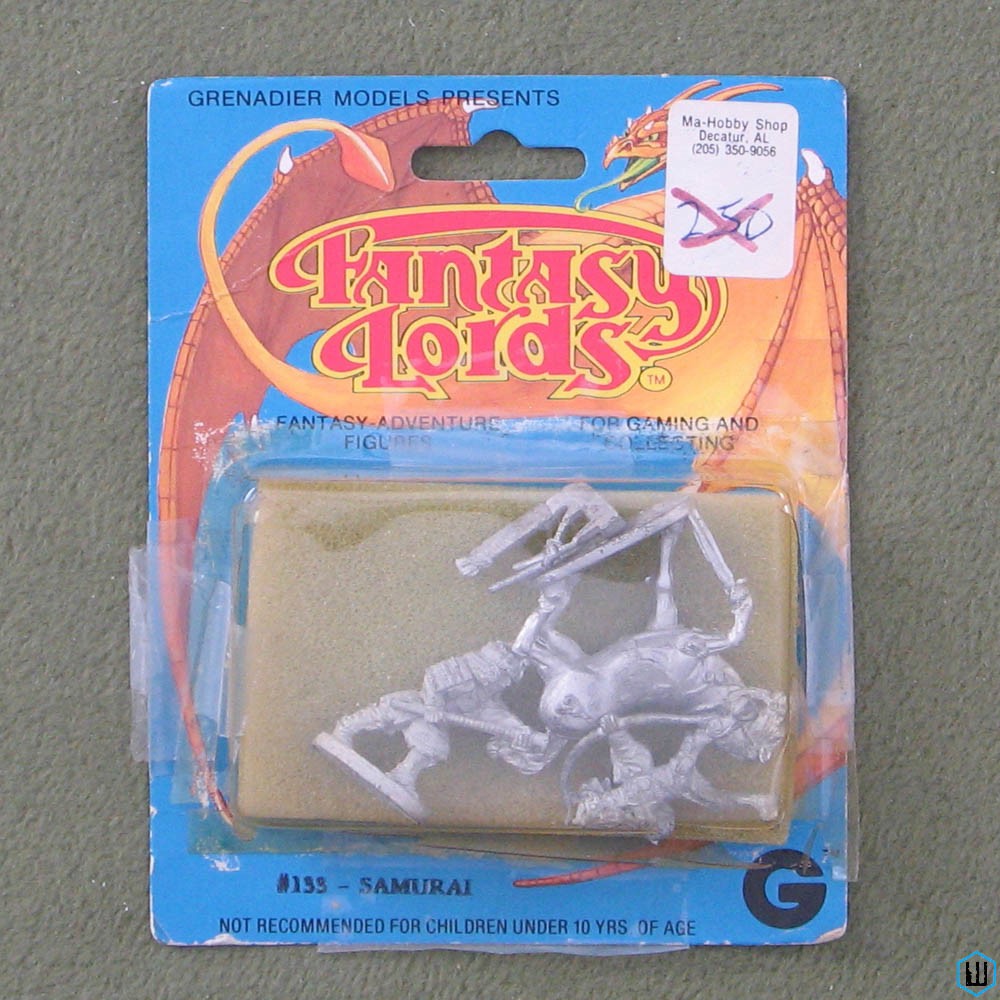 Fantasy Lords: SAMURAI Grenadier #133 Metal Miniatures minis 1983