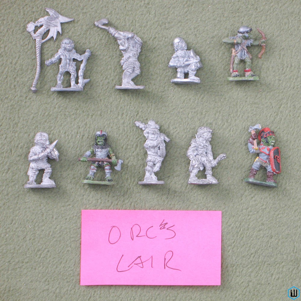 Orc's Lair (Advanced Dungeons & Dragons Metal Miniatures) - NO BOX