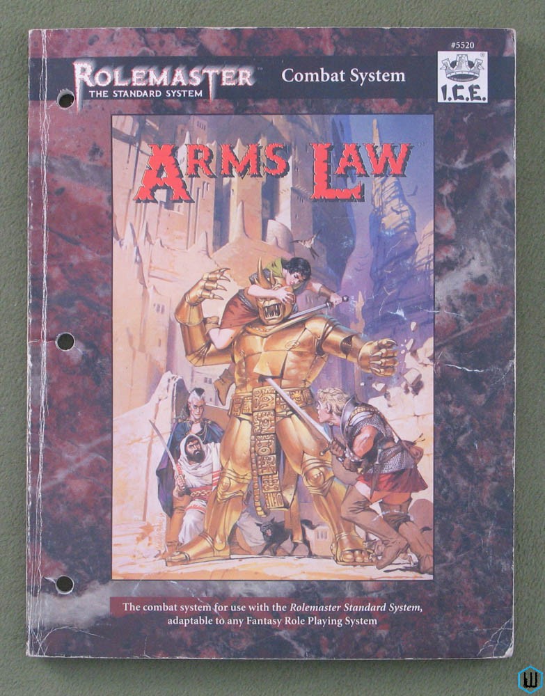 Arms Law (Rolemaster Standard System RPG)
