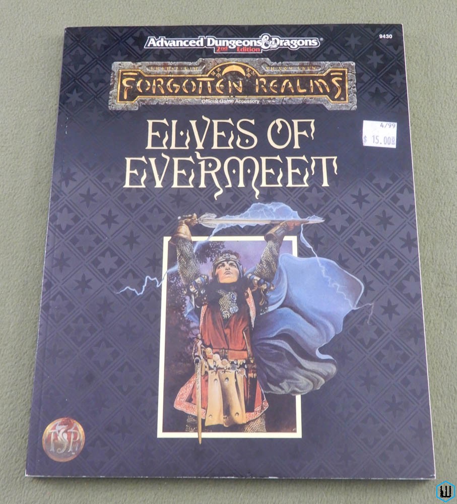 Elves of Evermeet (Advanced Dungeons Dragons Forgotten Realms) Original 1994 edition