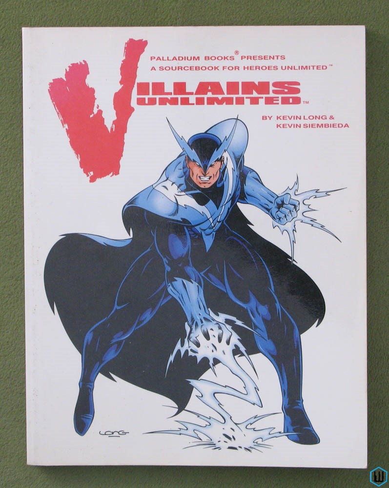 Villains Unlimited (Heroes Unlimited RPG Sourcebook)