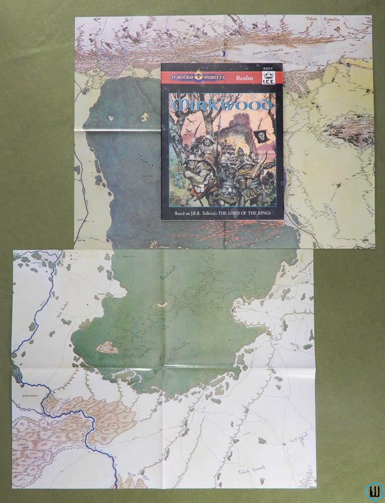 MIRKWOOD: 2nd Edition (Middle Earth Role Playing MERP Realm) w both Maps