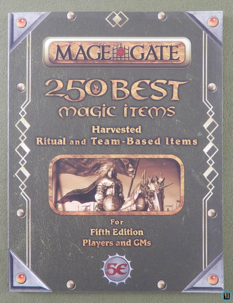 250 Best Magic Items: Harvested, Ritual, and Team-Based Items (5e)