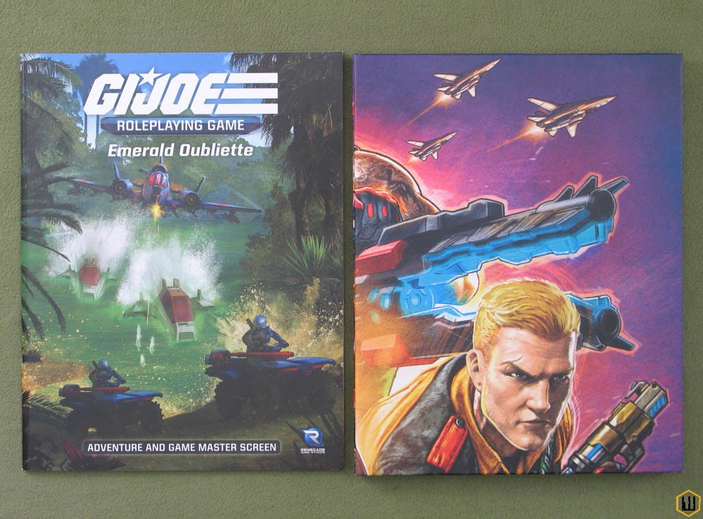 Game Master GM Screen & Emerald Oubliette Adventure (G.I. JOE RPG)