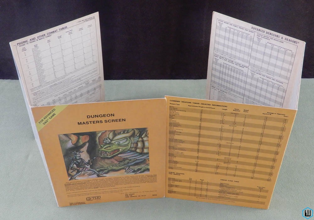 Dungeon Masters Screen (Advanced Dungeons Dragons) Gold DM Screens
