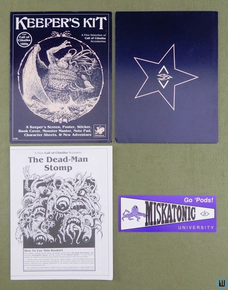 Keeper's Kit (Call of Cthulhu 1920s) GM Screen + Sticker