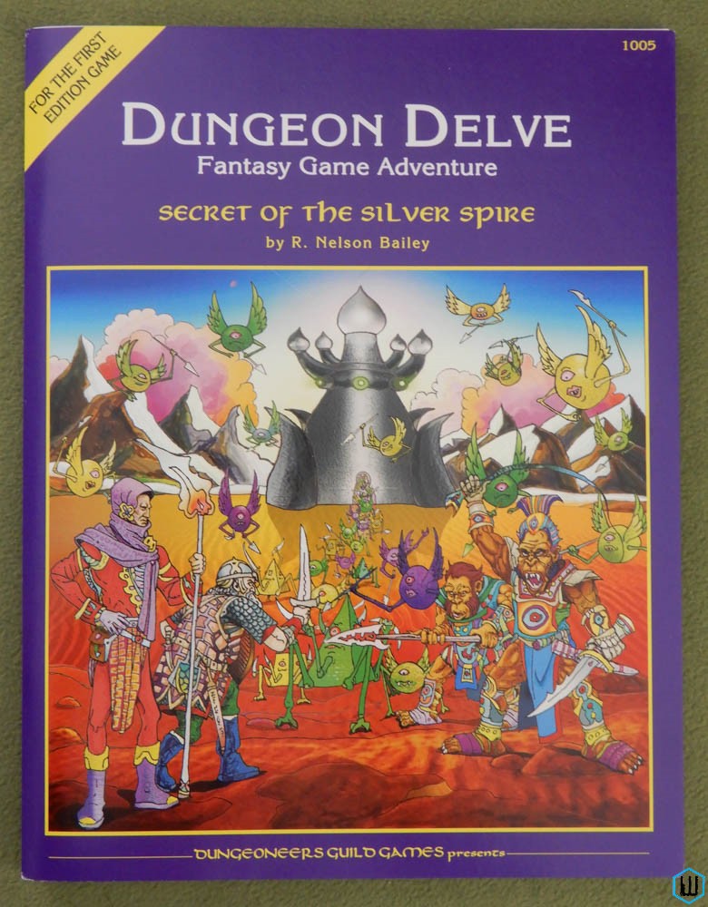 Secret of the Silver Spire (Dungeon Delve 4: OSR RPG)