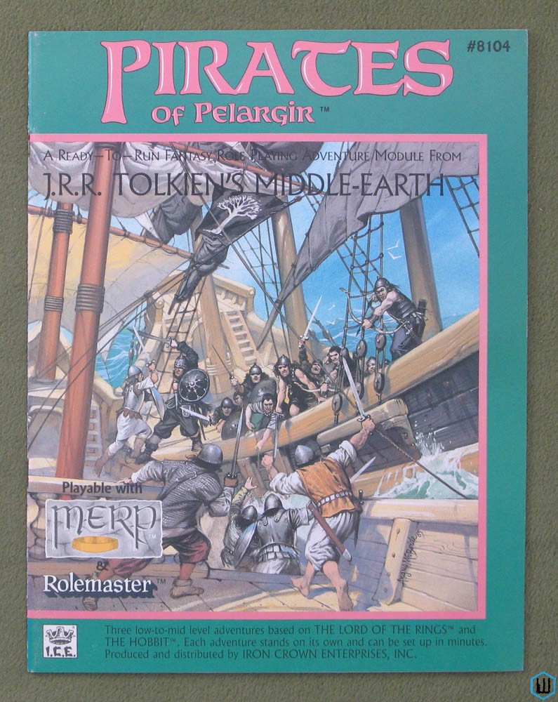 Havens of Gondor NICE (Middle Earth Role Playing MERP RPG) w Map