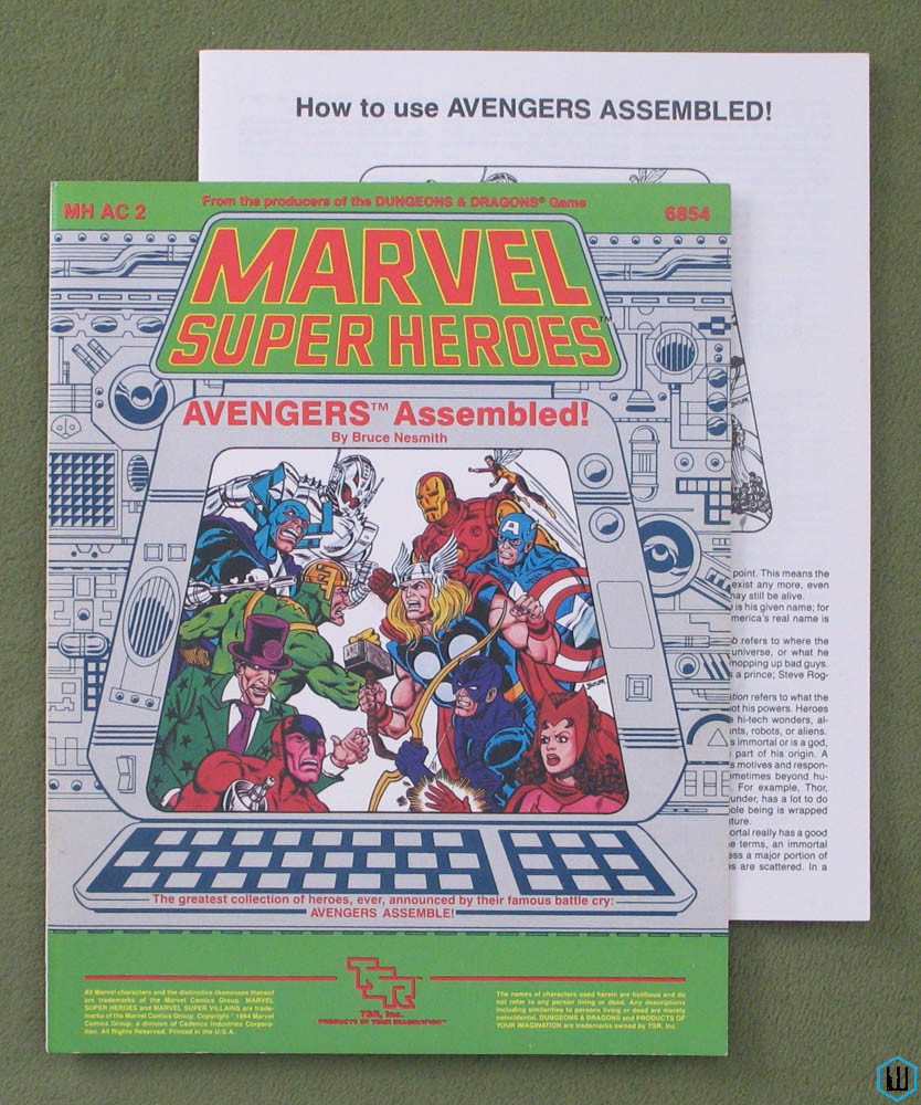 Avengers Assembled! (Marvel Super Heroes module MHAC2)