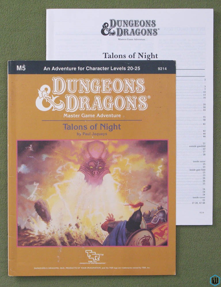 Sabre River (Dungeons & Dragons Module CM3) Original 1984 edition