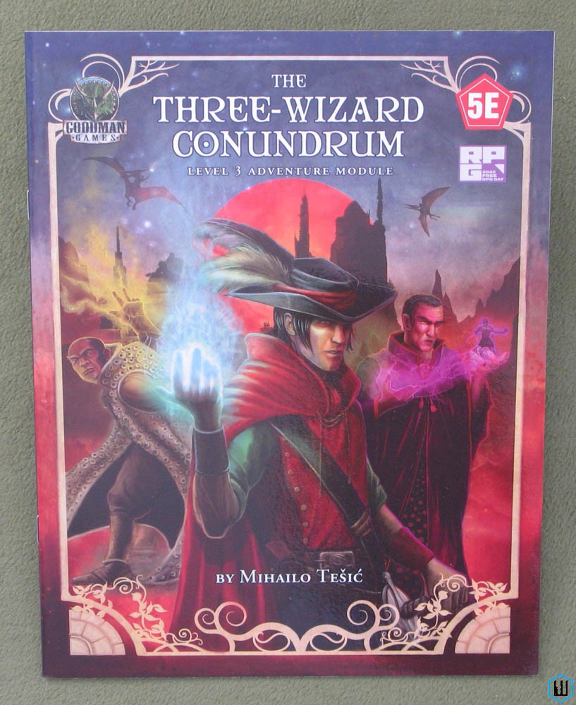 The Three Wizard Conundrum (Dungeons Dragons 5e) Free RPG Day 2022